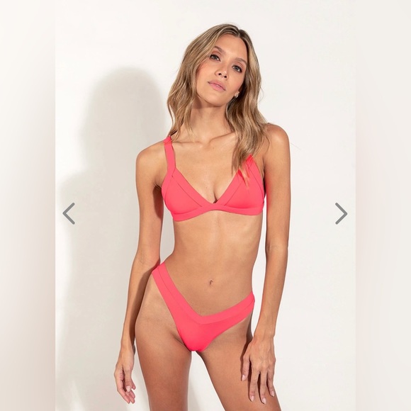 One One Swim | Swim | Nwt Jesse Bottom Bubblegum X Jena Sims Full Coverage | Poshmark